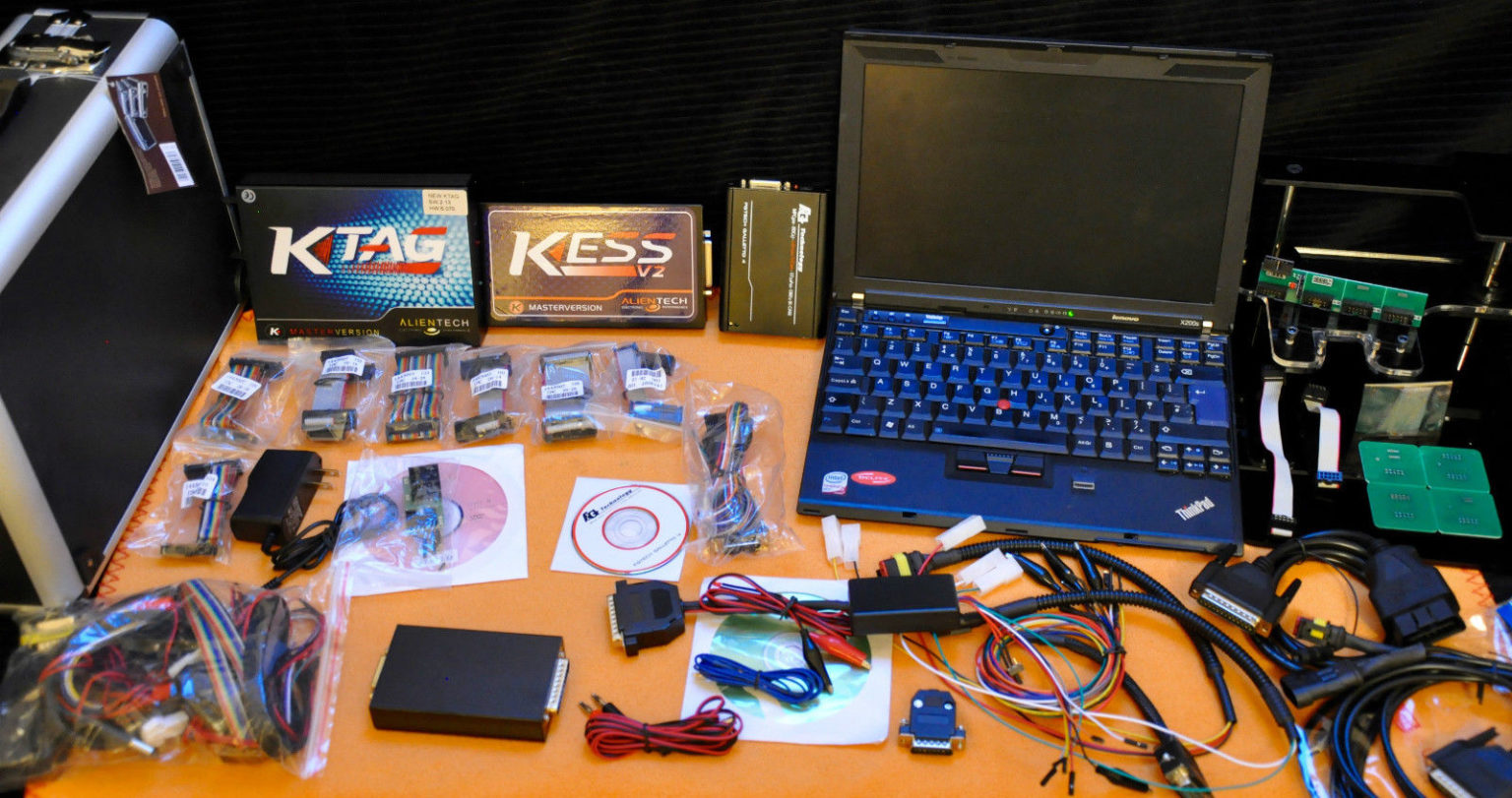 Remapping Auto Tuning BDM laptop with the ultimate setup Kess v2 Master ...