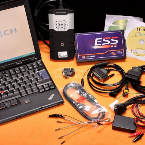 CAR DIAGNOSTIC TOOL LAPTOP CODE READER WITH DELPHI CARS 2021 AND TRUCKS ...