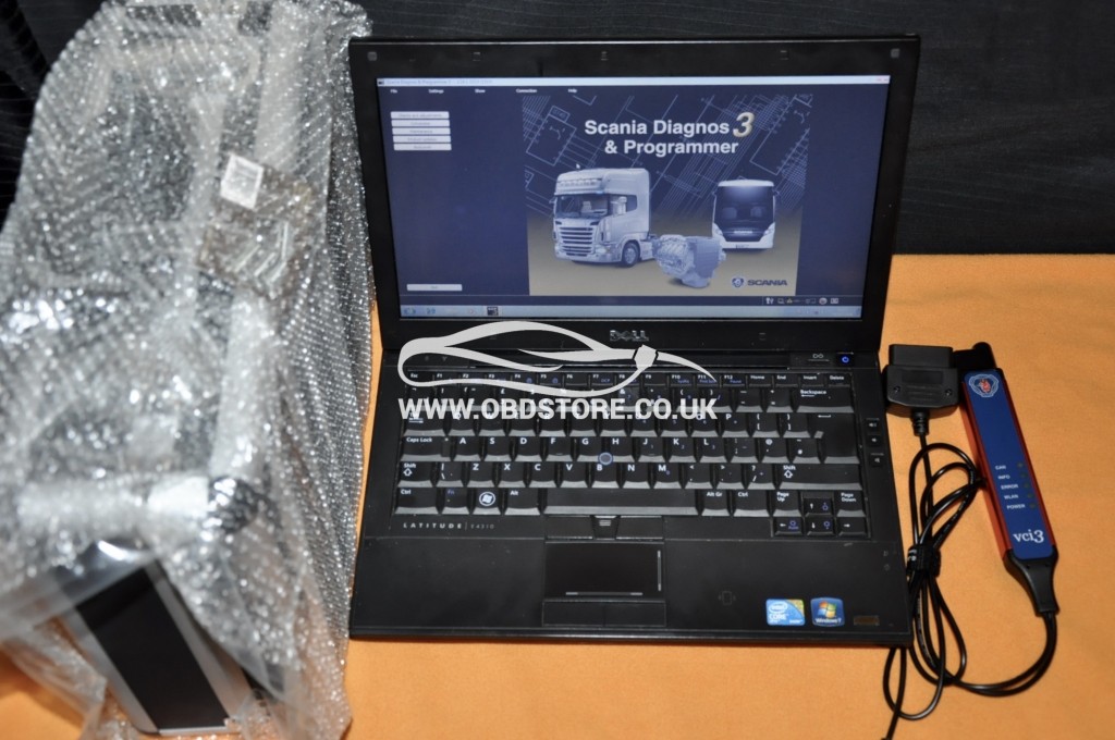 HGV Scania Diagnostics Kit – VCI3 SDP3 with Laptop - OBD STORE