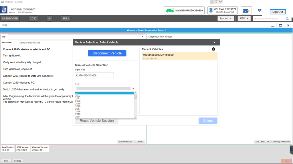 GM VAUXHAL OPEL GDS TECHLINE CONNECT SPS SUBSCRIPTION - OBD STORE