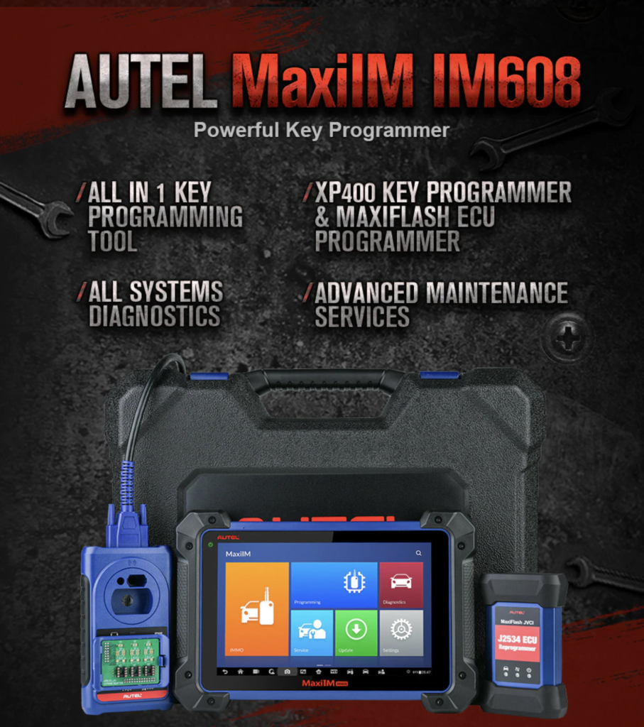 Autel IM608 Auto Diagnostic Tool Key Programming ECU Remapping Coding Scanner - OBD STORE