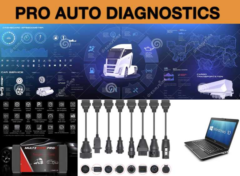 MULTI TRUCK PLANT COMMERCIAL HGV BUS COACH VAN DIAGNOSTIC SYSTEM - OBD ...