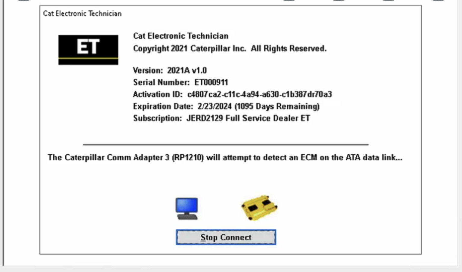 CAT ET3 Wireless Adapter III - obdstore