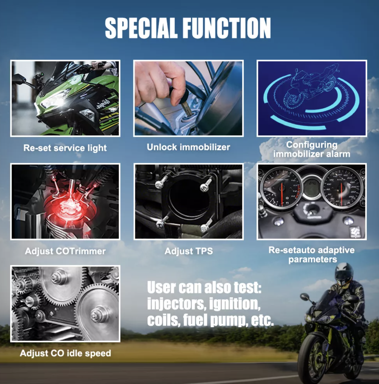 Motorcycle Diagnostic Tool - OBD STORE