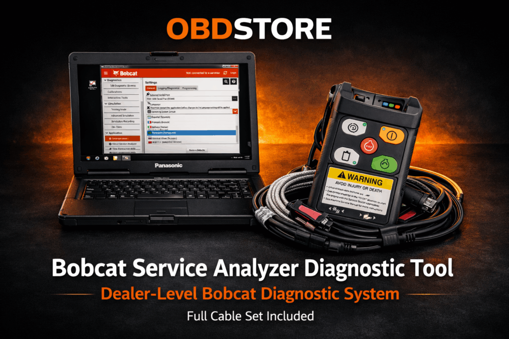 Bobcat Service Analyzer Diagnostic Tool | Laptop Kit